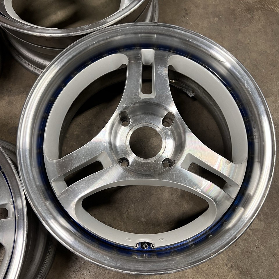 Used Set Of 4 16x7.5 Advan SA3 4x114.3 wheels jdm Tri spokes | eBay