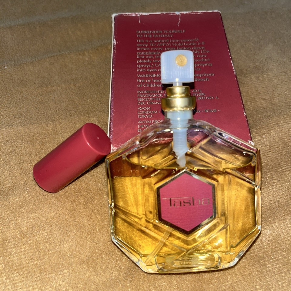 Vintage Avon Tasha Cologne Spray - Full Bottle with Box - 1.6 fl oz | eBay