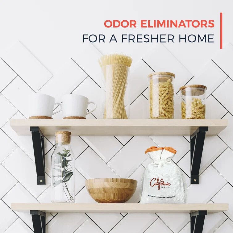 CALIFORNIA HOME GOODS 4 X 200 GRAMS BAMBOO CHARCOAL AIR PURIFYING BAGS ...