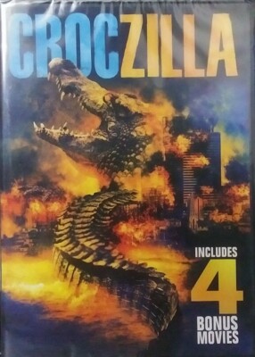 Croczilla (DVD 2020 w/ 4 BONUS MOVIESNEW & Sealed) Pirahna, The Killer ...