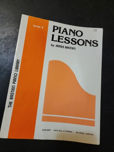 Piano Lessons Sheet Music LEVEL 4 BY JAMES BASTIEN 1976, WP5 | eBay