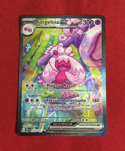 Carte Pokémon Forgelina EX 262/193 Alternative EV02 Evolutions Paldea ...
