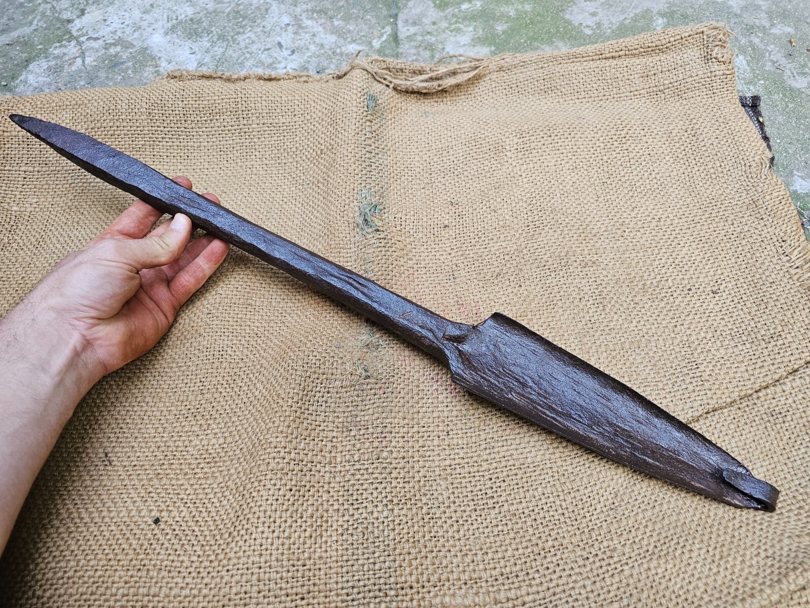 SCARCE ANTIQUE WHEELWRIGHT'S HOOKED REAMER WHEELWRIGHT HUB REAMER HAND ...