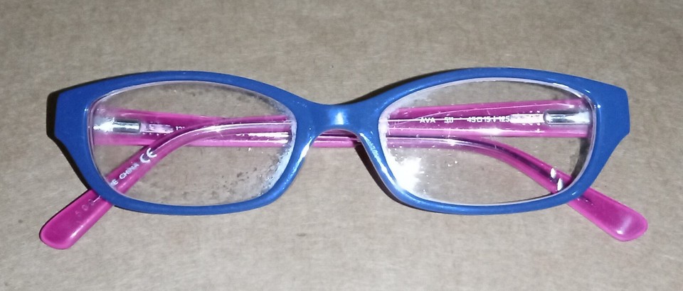 Marchon NYC Kids Ava Glasses Purple Frame Star Print Childrens Eyewear ...