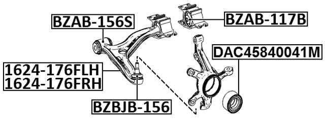 Left Front Arm Fits Infiniti 2463301707, 54501-5DA0A, A2463301707 | eBay