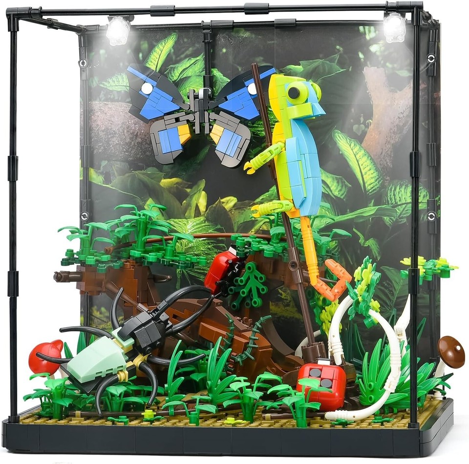 Flower Insects Collection Building Set for Kids, Animals Insect ...