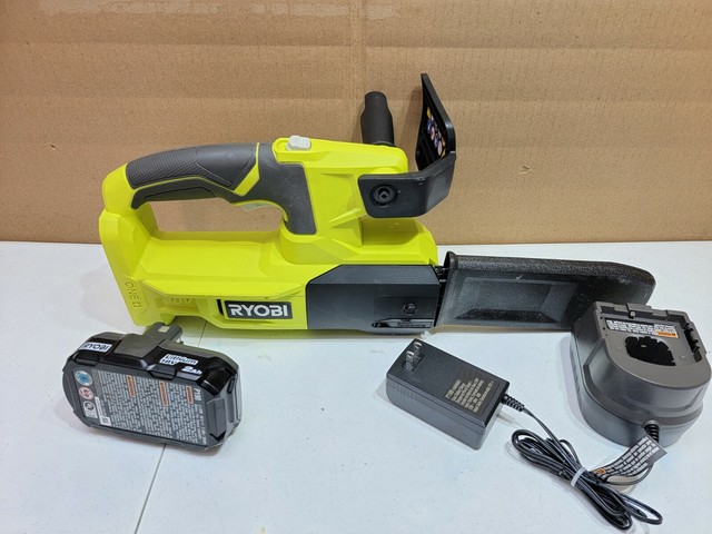 Ryobi P5452 One 8" 18 Volt 18v Lithium-ion Battery Pruning Chainsaw Kit ...