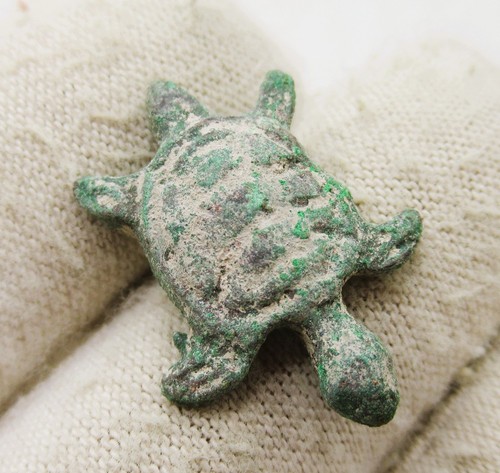 ANCIENT GREEK BRONZE TURTLE AMULET | eBay UK