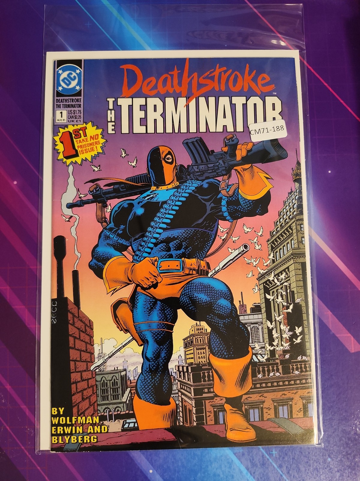DEATHSTROKE: THE TERMINATOR #1 VOL. 1 HIGH GRADE 1ST APP DC COMIC BOOK ...