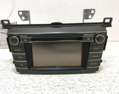 2014-2015 Toyota RAV4 Radio Receiver Display Screen AM FM CD Player OEM ...