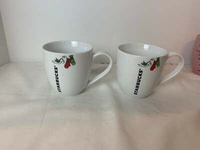 Starbucks Set of Two Mitten Mugs Christmas Mugs 2011 | eBay