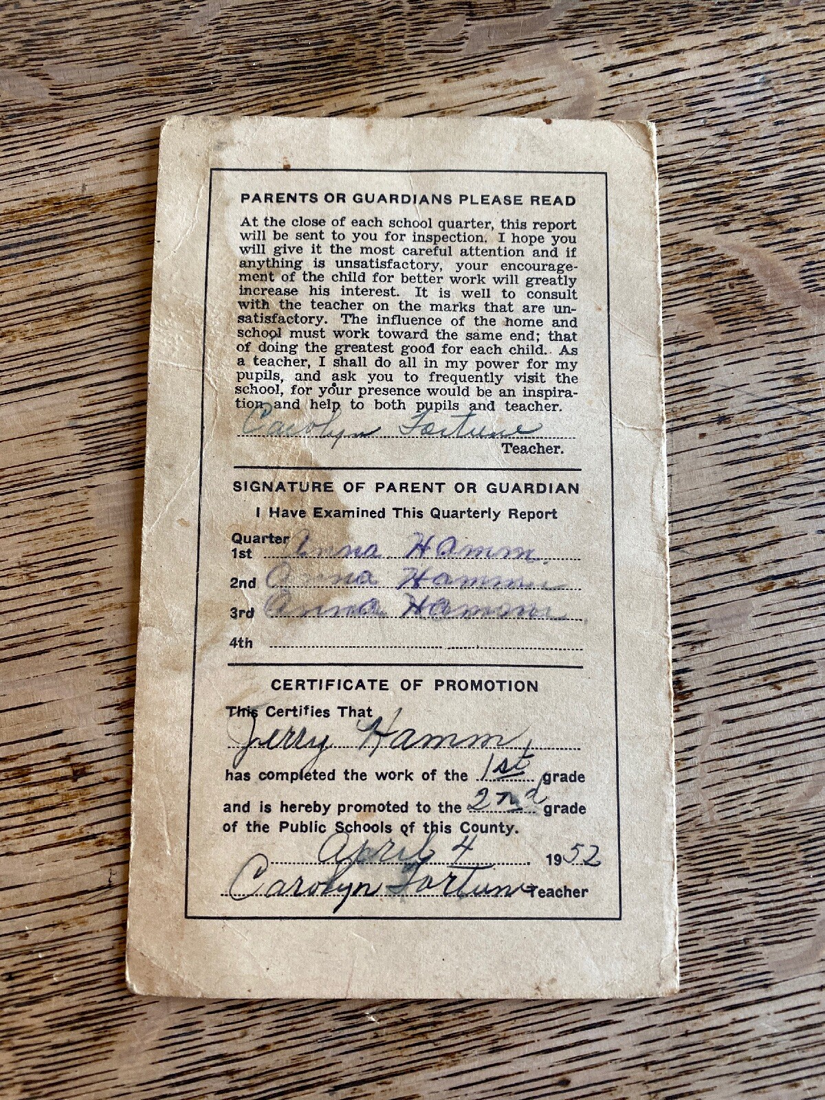 Lot of 3 Antique Report Cards Grade Book 1940s 1950s High School | eBay