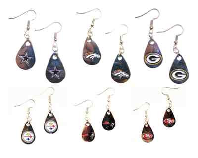 NFL Teardrop Earrings - Pick Your Team | eBay