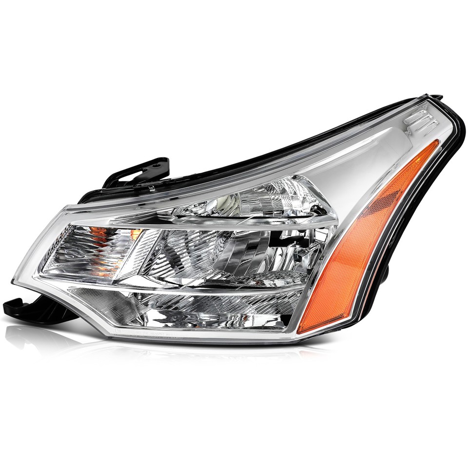 Headlights Assembly For 2008-2011 Ford Focus Chrome Housing Left ...