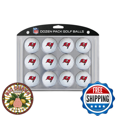 NFL Tampa Bay Buccaneers Golf Balls - 12 Pack Regulation Size - Team ...
