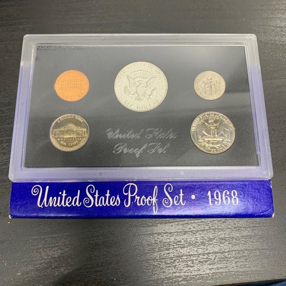 1968-S Proof Set United States US Mint Original Government Packaging ...