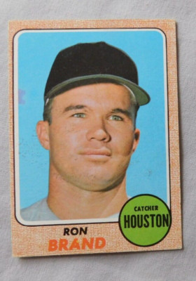 1968 Topps #317 Ron Brand Houston Astros Baseball Card Ex- | eBay