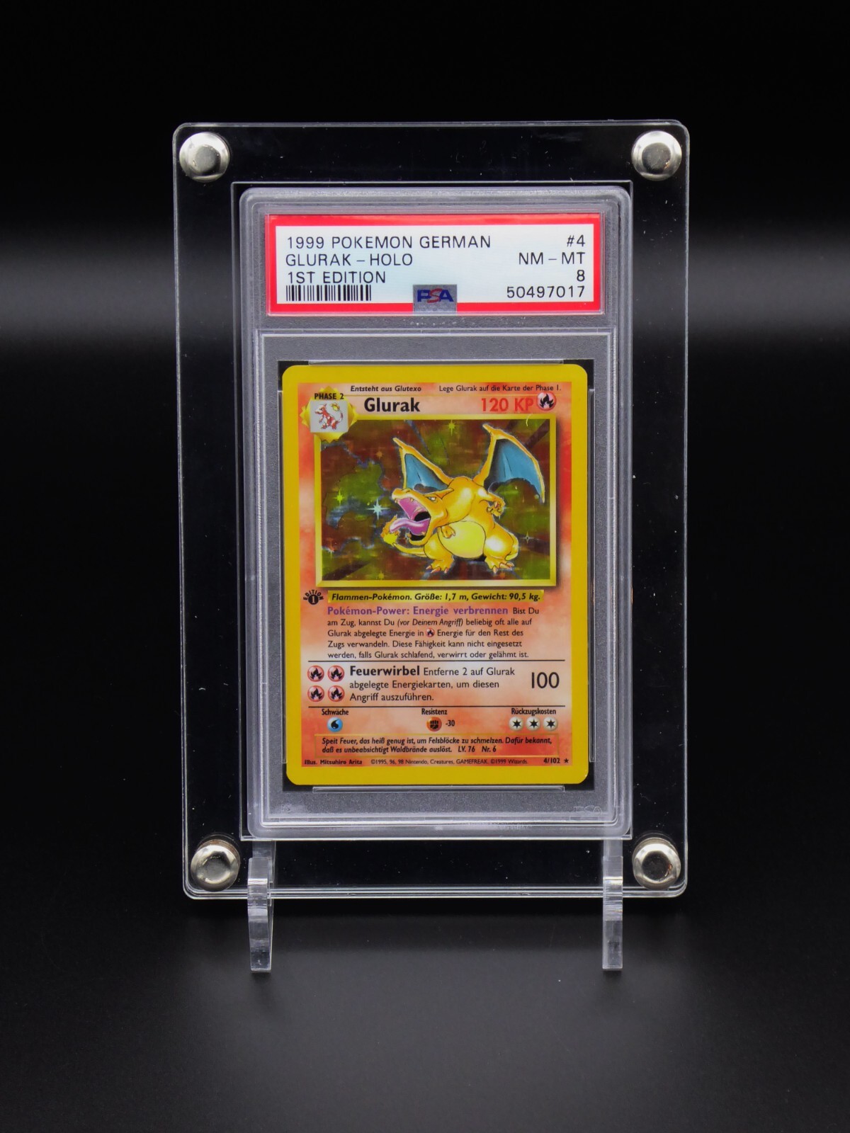 PSA Case Acrylcase Ständer frame Pokemon Schutzbox Protector für ...