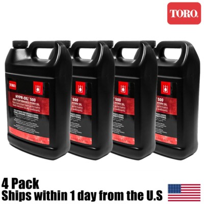 4PK Genuine OEM Toro Gallon Hypr-Oil 500 High Performance Hydro Oil 114 ...