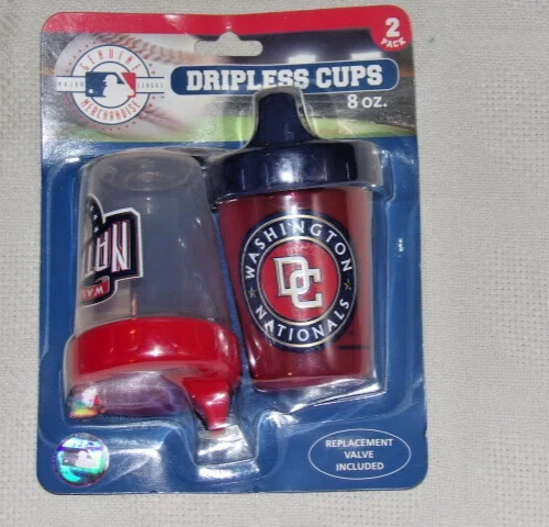 MLB WASHINGTON NATIONALS NO SPILL DRIPLESS CUPS 2 PACK NIP | eBay