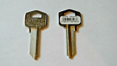 Harlock Fortress Lock HR2/FR-1 2 Key Blanks By Ilco/Hillman/Cole | eBay