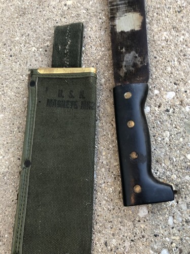 WWII USGI collins machete USN fighting Knife WW2 scarce | eBay