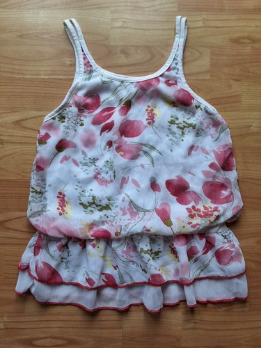 GIRLS FLOATY SUMMER TOP AGE 10 | eBay