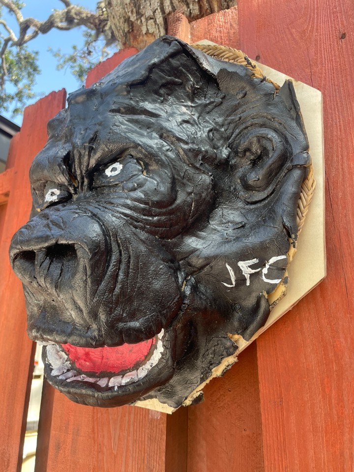 Fatz Hanging Art Sculpture * Showbiz Pizza Place * Animatronic Mask | eBay