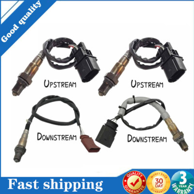 4PCS Oxygen O2 Sensor Up+Downstream For 2004-2006 VOLKSWAGEN TOUAREG 3 ...