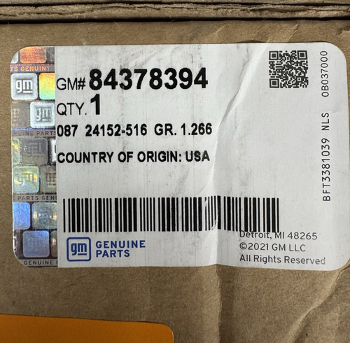 NEW GM Genuine OEM GMC Acadia Denali Front Upper Grille Assembly Chrome ...