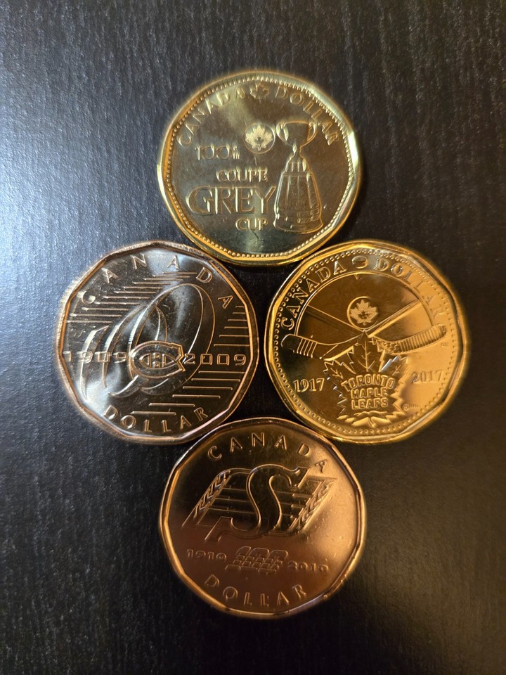 Canada 1 Dollar Loonie Complete Coin Collection 1987-2020 Full Set 53 ...