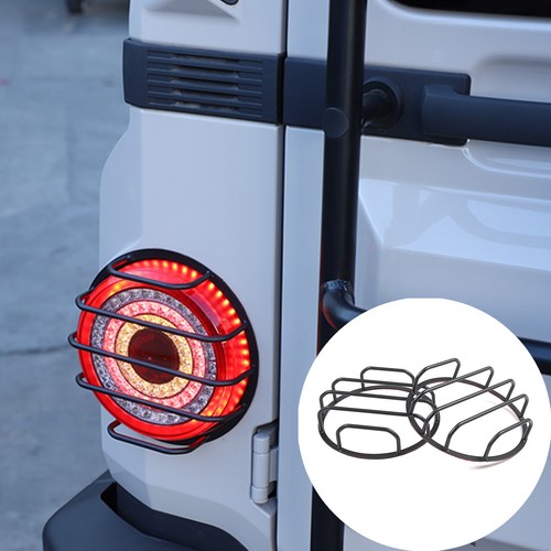 2PCS Matte Black Rear Tail Light Guard Cover Trim For Ineos Grenadier ...
