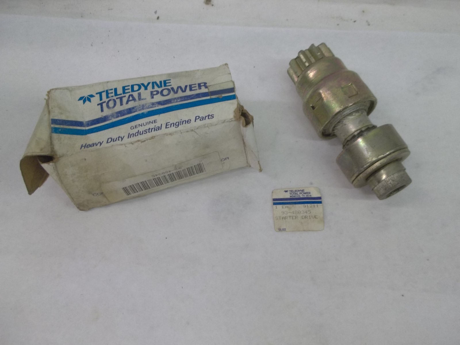 Wisconsin Engine Starter Drive Part No. 93-480345 | eBay