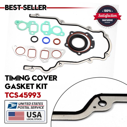 TCS45993 Engine Timing Cover Gasket Kit For GM LS LS1 LS2 LS3 4.8 5.3 5 ...