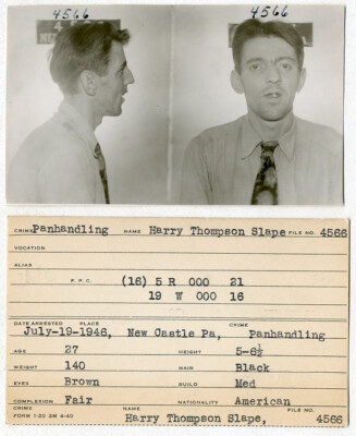 Bertillon Photo Police Identification Card USA 1946 | eBay