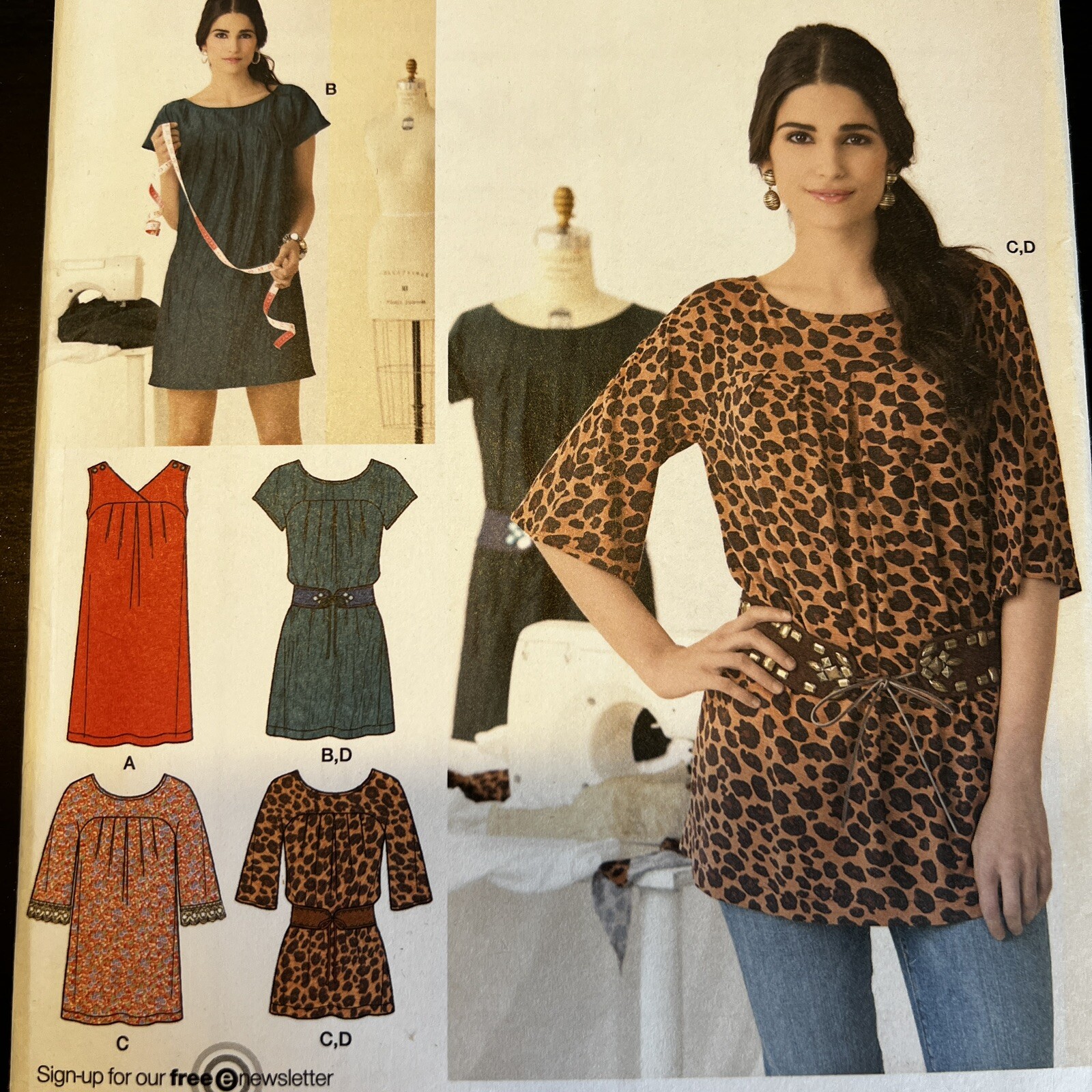 Simplicity 2147 Misses Mini Dress Tunic Pattern Learn to Sew UCT Sz 6 ...