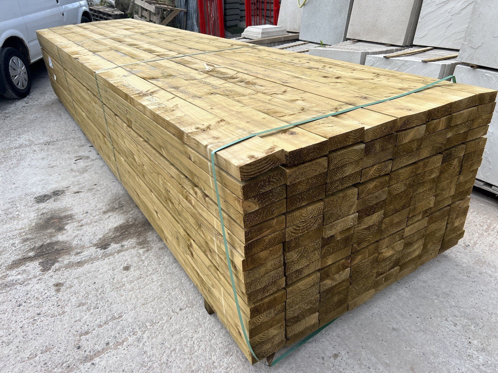 6x2 x 4.8m - Pressure Treated Timber Joists / Lengths / Rails - New ...