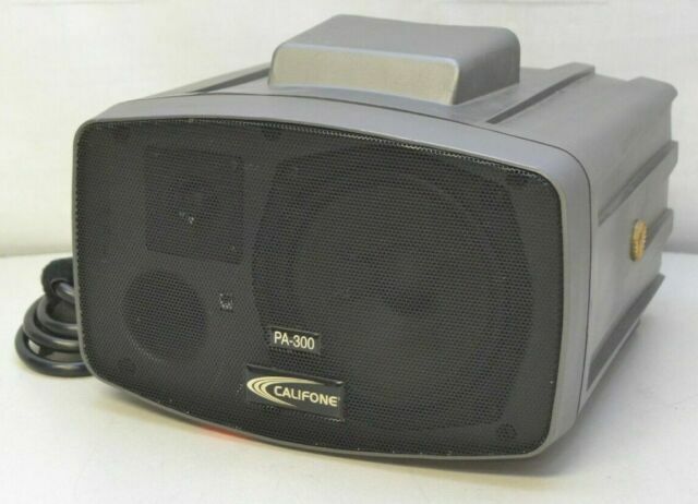 Califone Pa-300 UHF Pro Presentation Portable PA System Remote Control ...