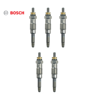 For Mercedes 300CD 300D 300SD 300TD Set of 5 Diesel Glow Plugs BOSCH ...