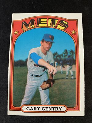 1972 Topps Baseball Card #105 Gary Gentry New York Mets | eBay