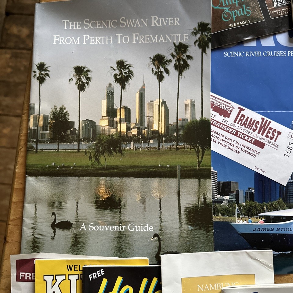 Vintage Perth /Western Australia Travel Brochures 1990 & 1996 | eBay UK