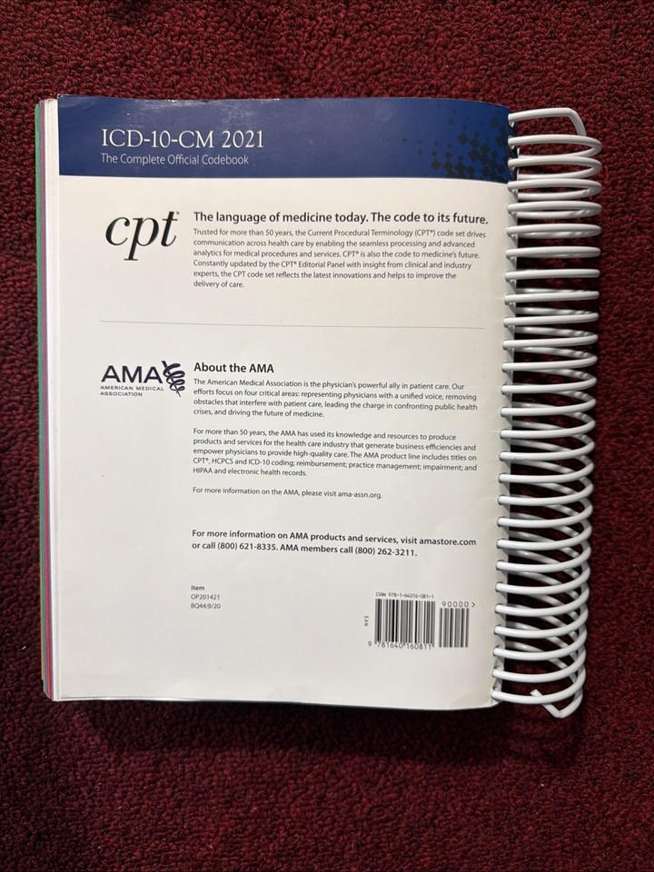ICD-10-CM 2021: the Complete Official Codebook with Guidelines Sp | eBay