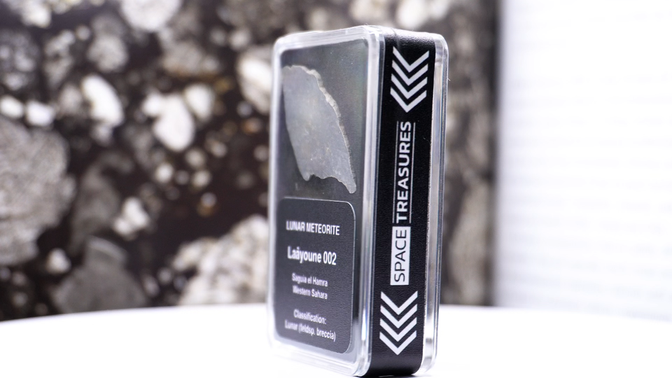 Laâyoune 002 Lunar Meteorite - Authentic Moon Rock, Rare and Certified ...