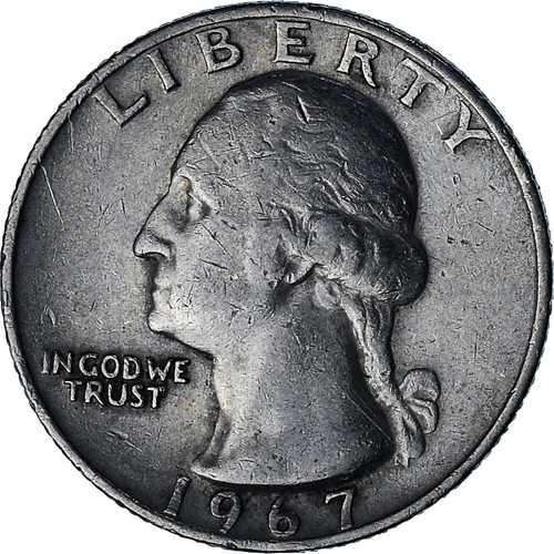 [#1027034] United States, Quarter, Washington Quarter, 1967, U.S. Mint ...