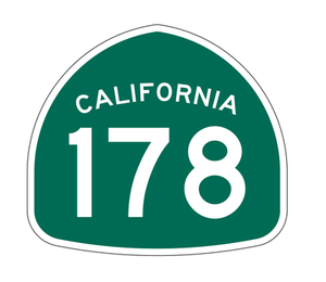 California State Route 178 Sticker Decal R1246 Highway Sign | eBay