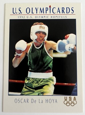 Oscar De La Hoya 1992 U.S Olympic Hopefuls RARE Boxing Rookie Card RC ...