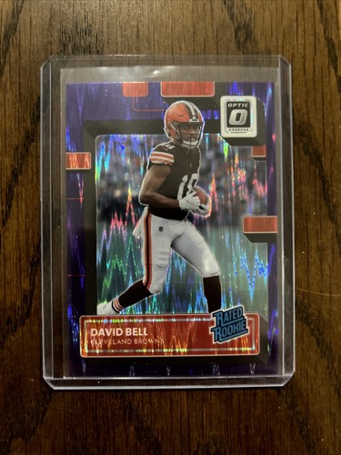 2022 Panini Donruss Optic David Bell Purple Shock Rated Rookie #232 ...