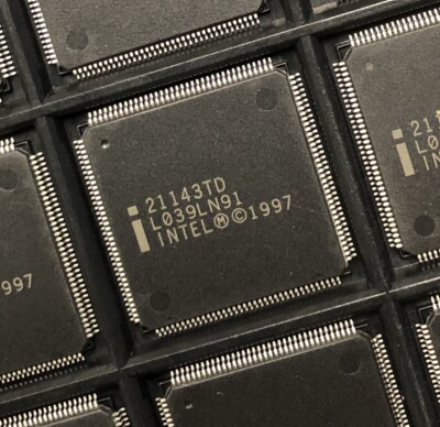 INTEL 21143-TD Ethernet Controller, 10Mbps|100Mbps, 3.3V, 144-LQFP ...