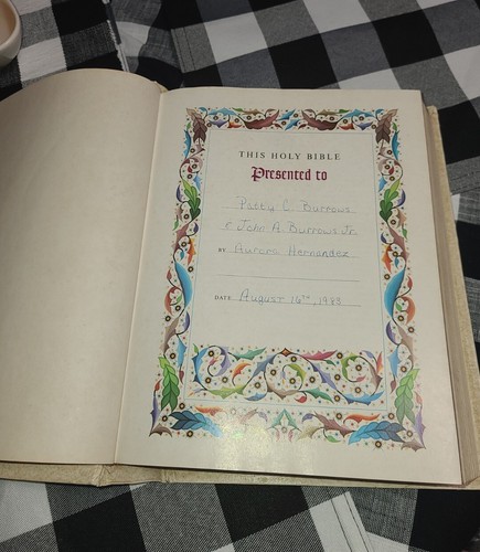 Vintage Holy New American Bible - Fireside Family 1982-1983 Edition ...