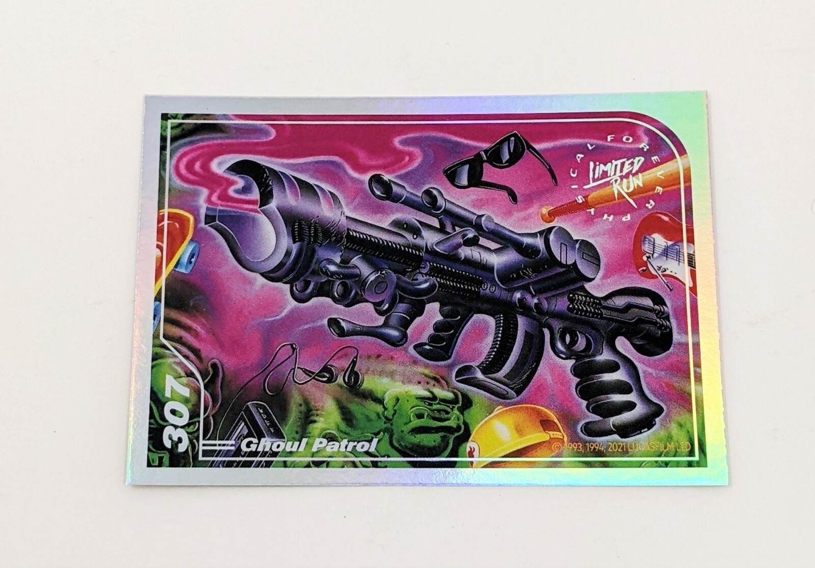 Limited Run Games SILVER Trading Card 307 Zombies Ate My Neighbors ...